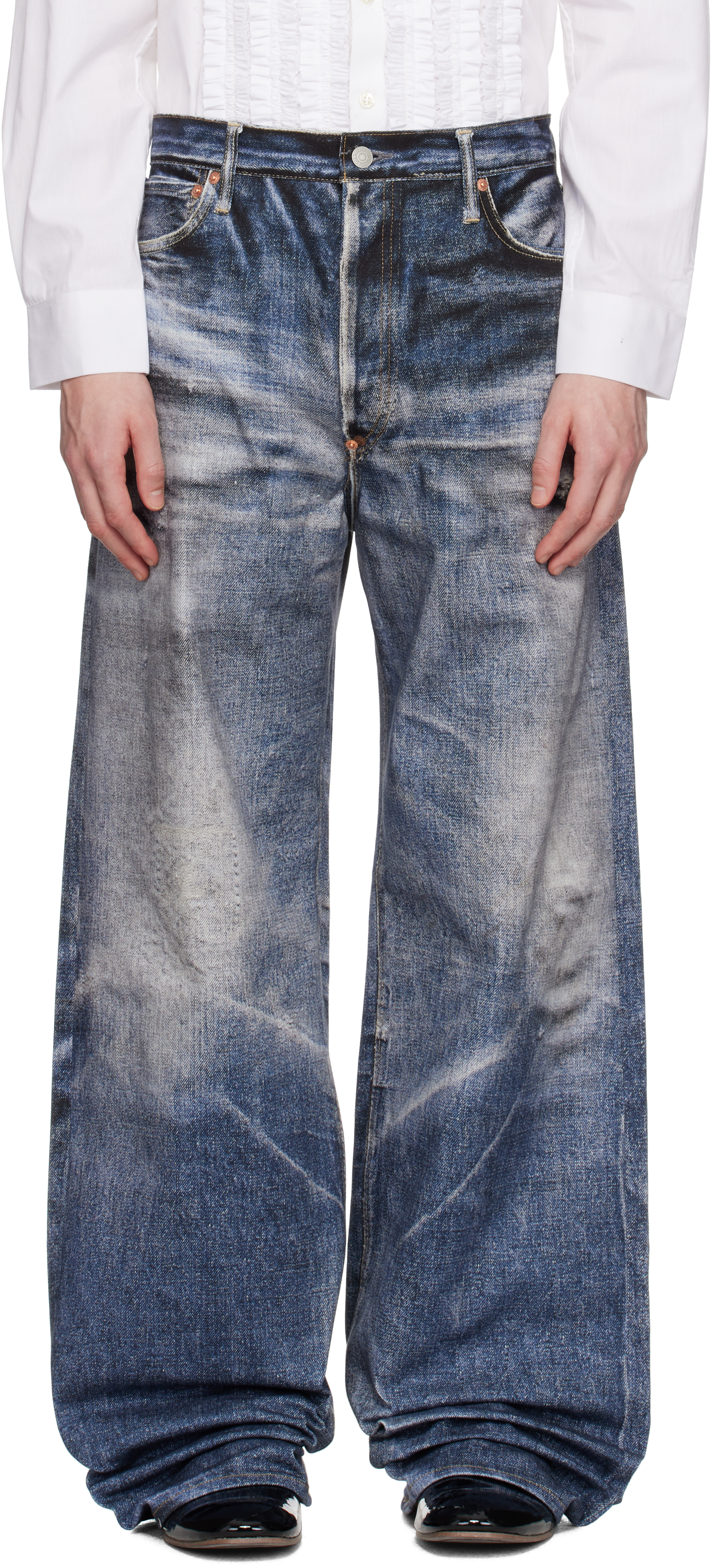 Junya Watanabe Levi'S Edition Berberjin Jeans - 1 Indigo